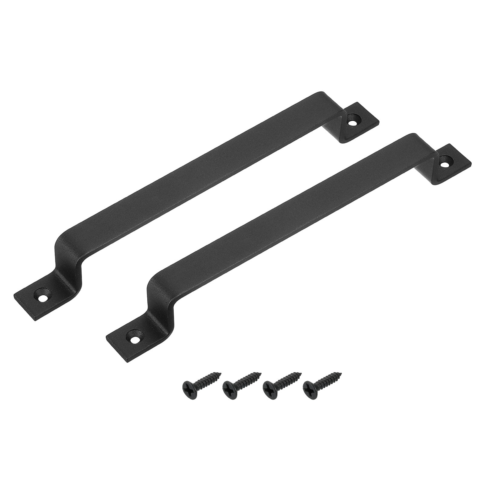 2 Pack Barn Door Handle, 12 Inch Gate Handle, Pull Handle with Screws ...