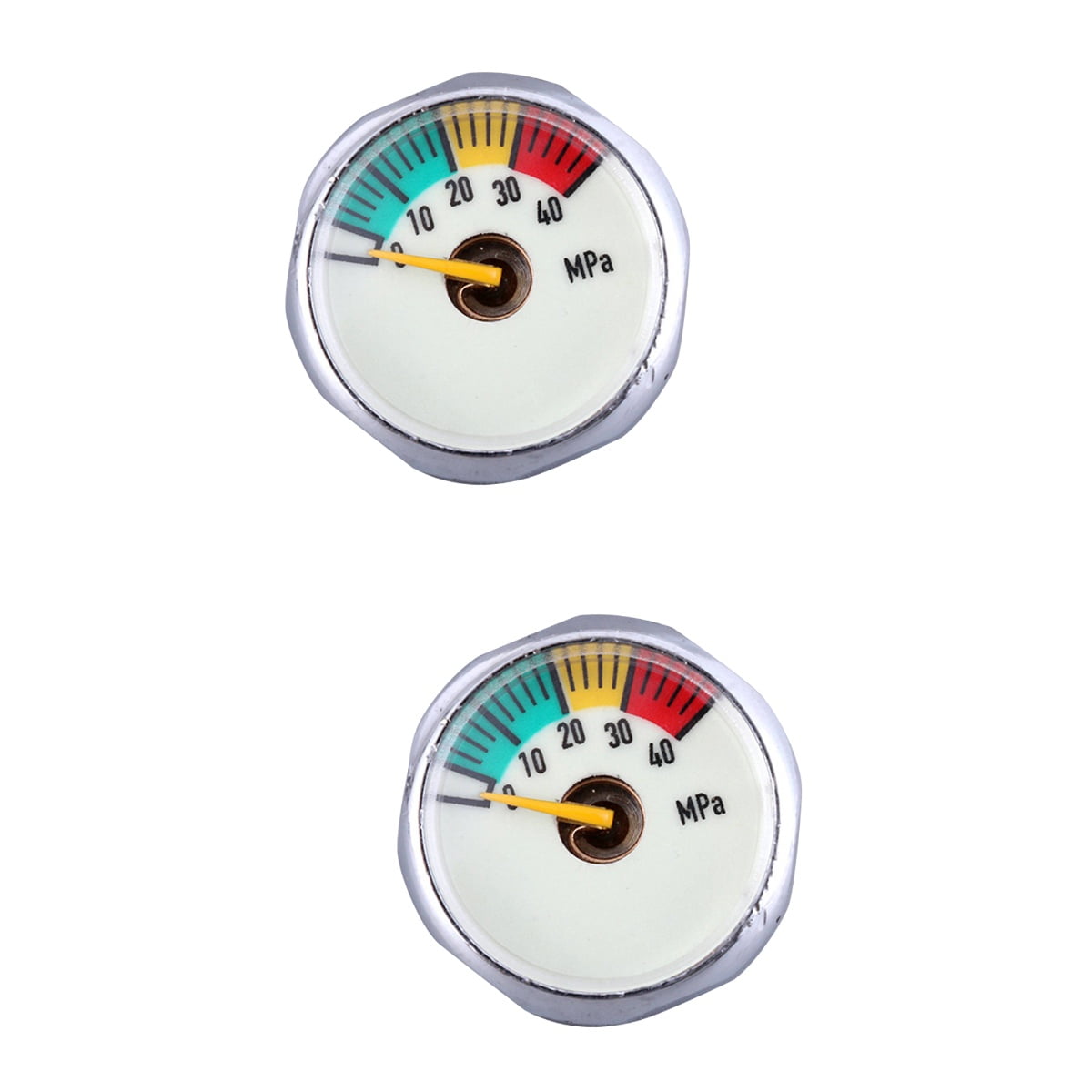 2 Pack Barometer Accurate Pressure Gauge 3*3*3cm Silver - Walmart.com