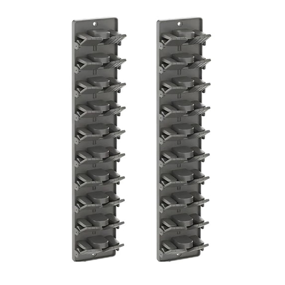 2 Pack Baseball Cap Rack Organizer Wall Mounted Hat Holder with ...