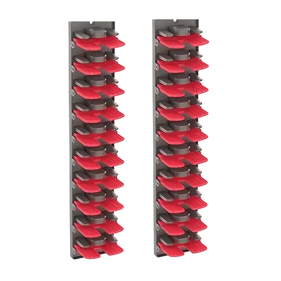 2 Pack Baseball Cap Rack Organizer Wall Mounted Hat Holder with ...