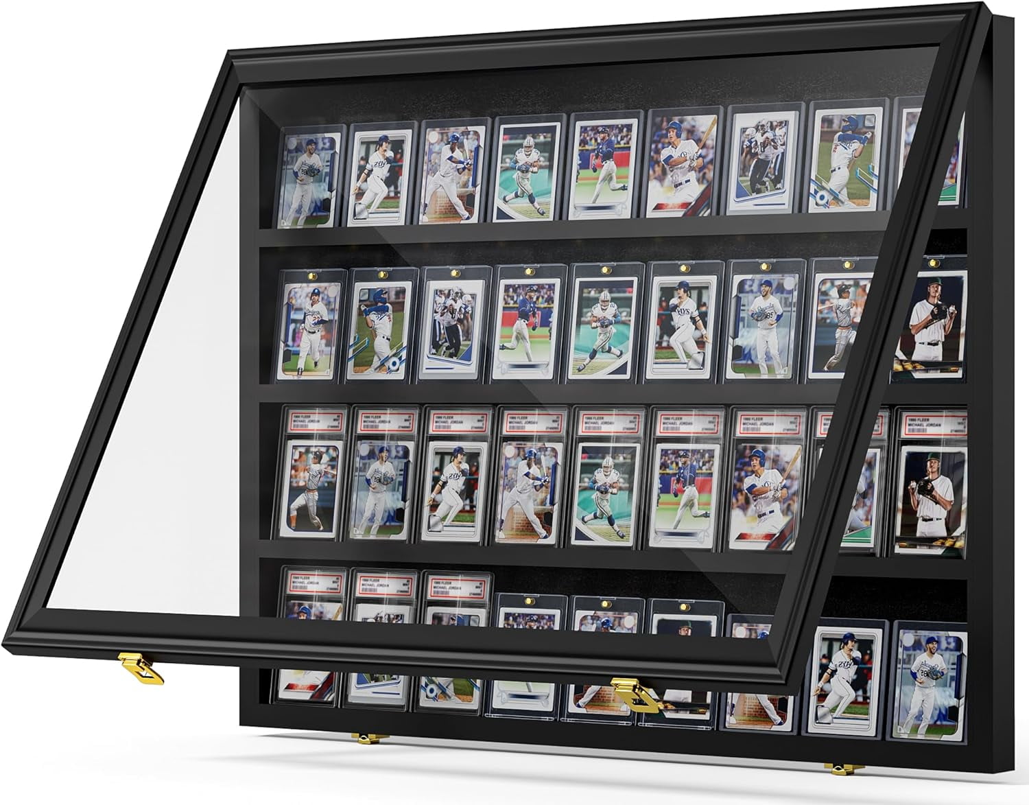 2 Pack Baseball Card Display Case, 36 Graded Card Display Frame ...