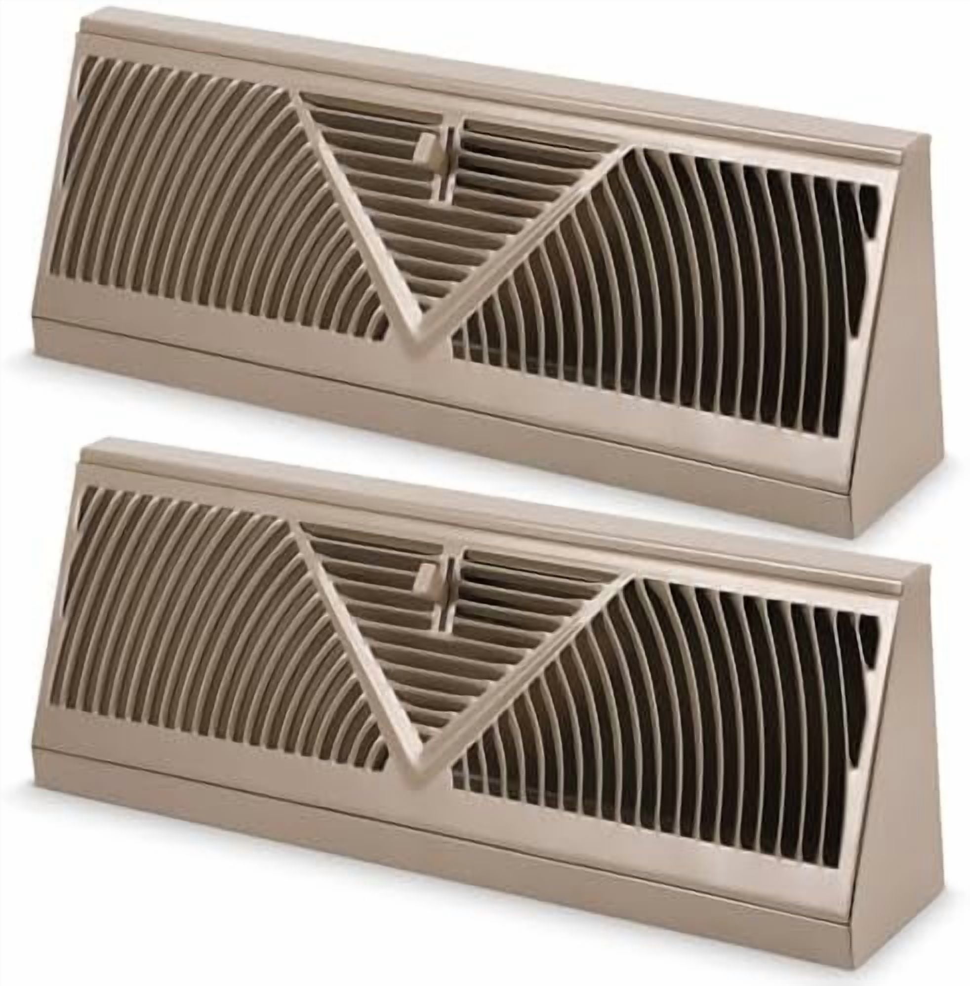 2 Pack Baseboard Register Vent 15 Inch Duct Opening Size Vent Covers ...