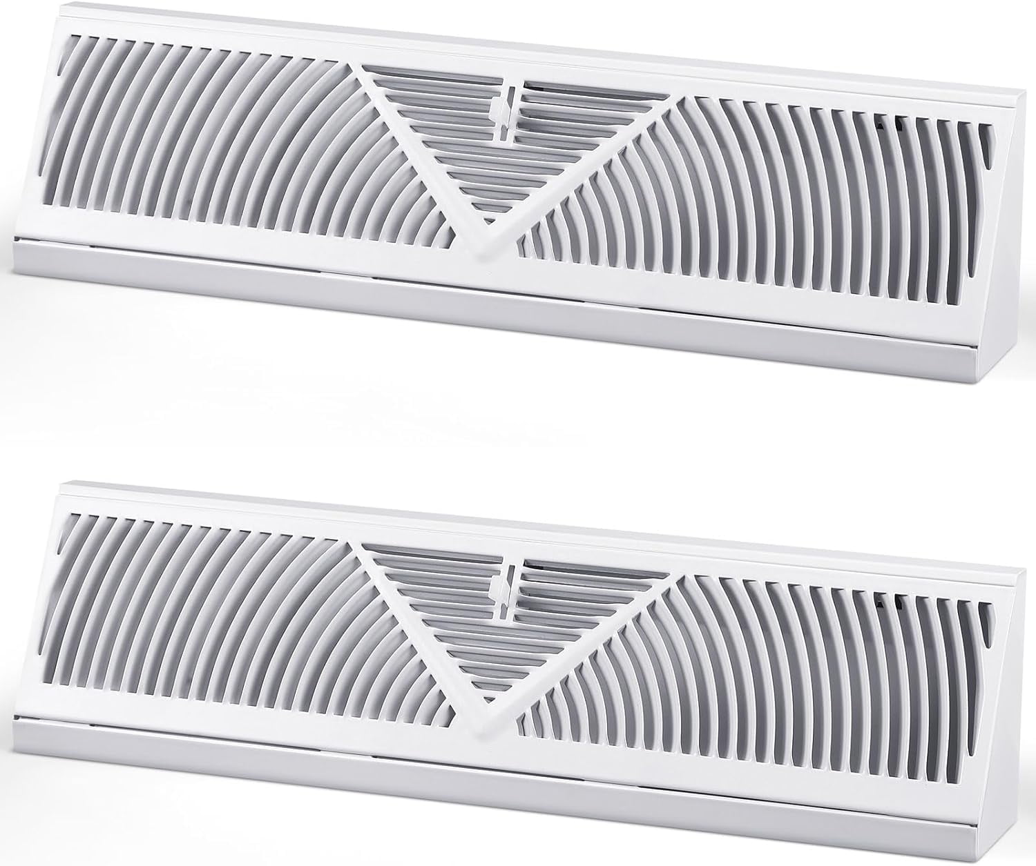 2 Pack Baseboard Register Vent 18/15/24 Inch Duct Opening Size Vent ...