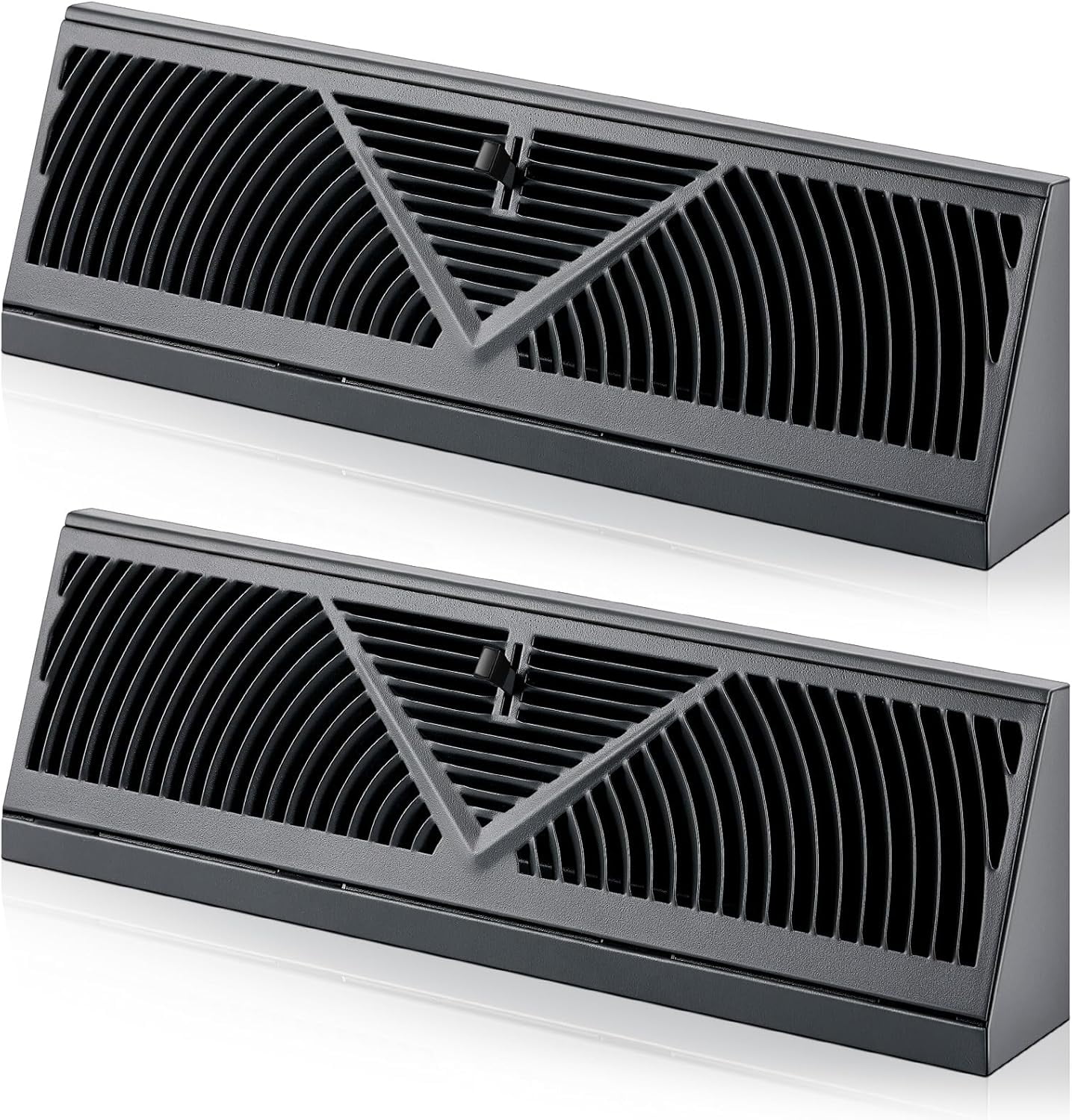 2 Pack Baseboard Register Vent 18/15/24 Inch Duct Opening Size Vent ...