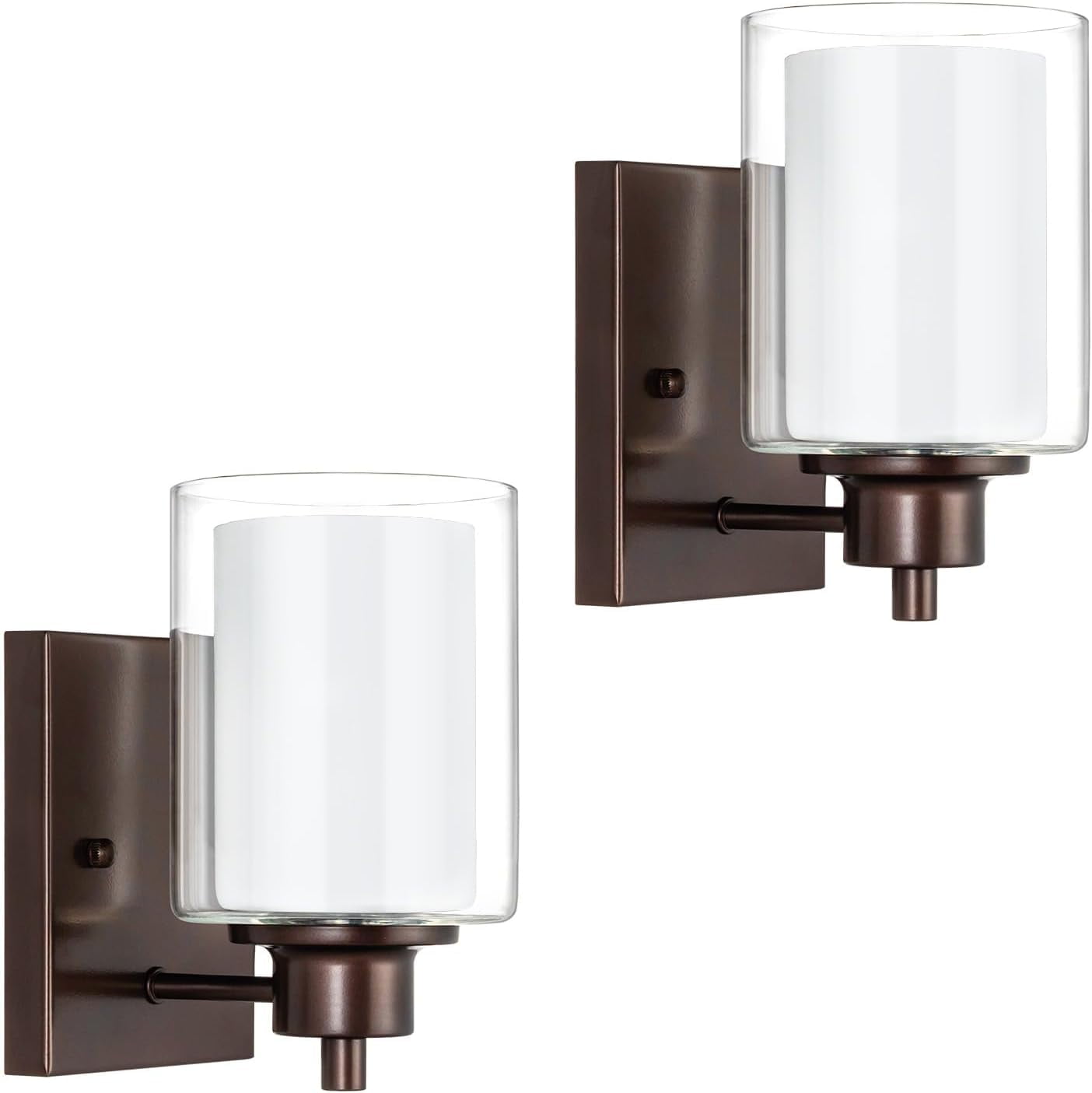 2 Pack Bath Vanity Light Fixtures, Modern Indoor Wall Scone Lighting ...