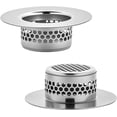 2 Pack Bathroom Sink Drain Strainer, 1.1 Inch Drain Hair Catcher ...