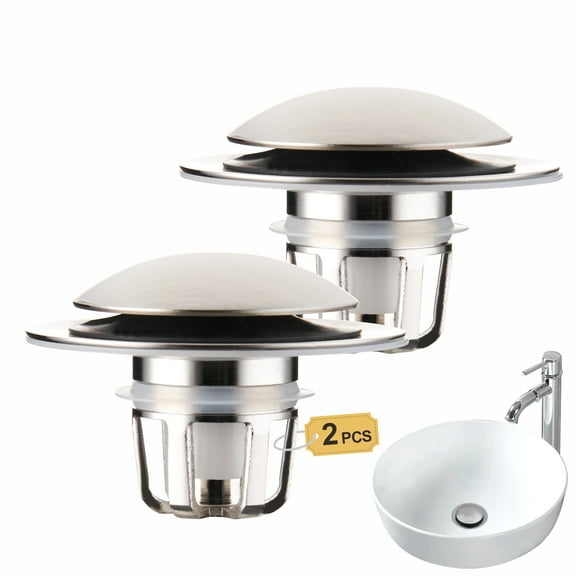 Universal Bathroom Sink Drain Strainer Hair Catcher Upgraded 3 in 1 Pop ...