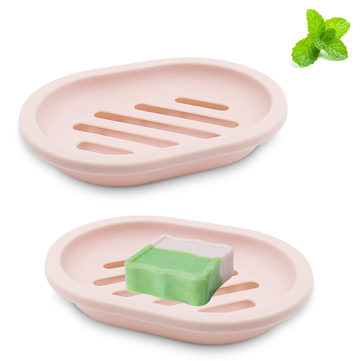 2 Pack Bathroom Soap Saver Case Box Container, Soap Holder/Tray, Soap ...