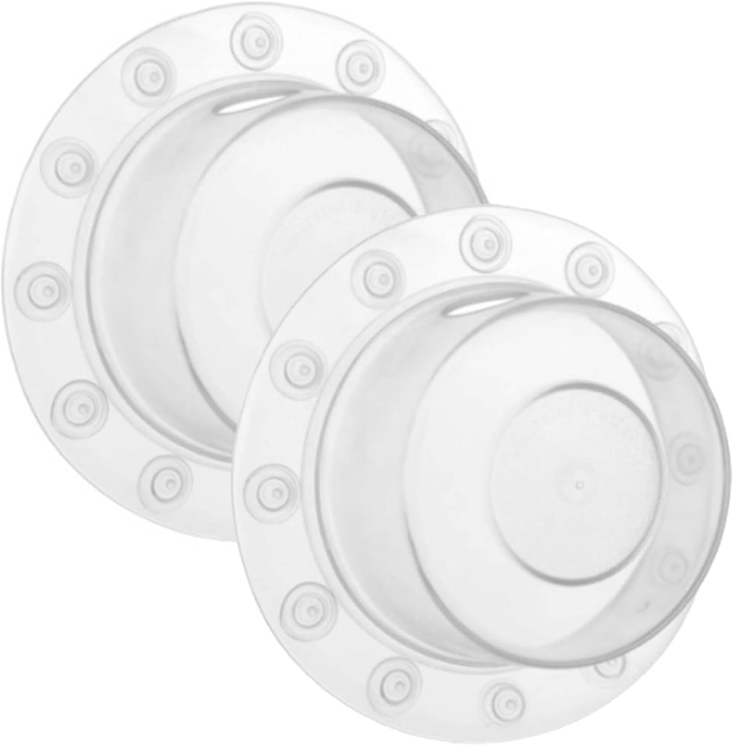 2 Pack Bathtub Stoppers Bathtub Overflow Drain Cover Transparent PVC ...