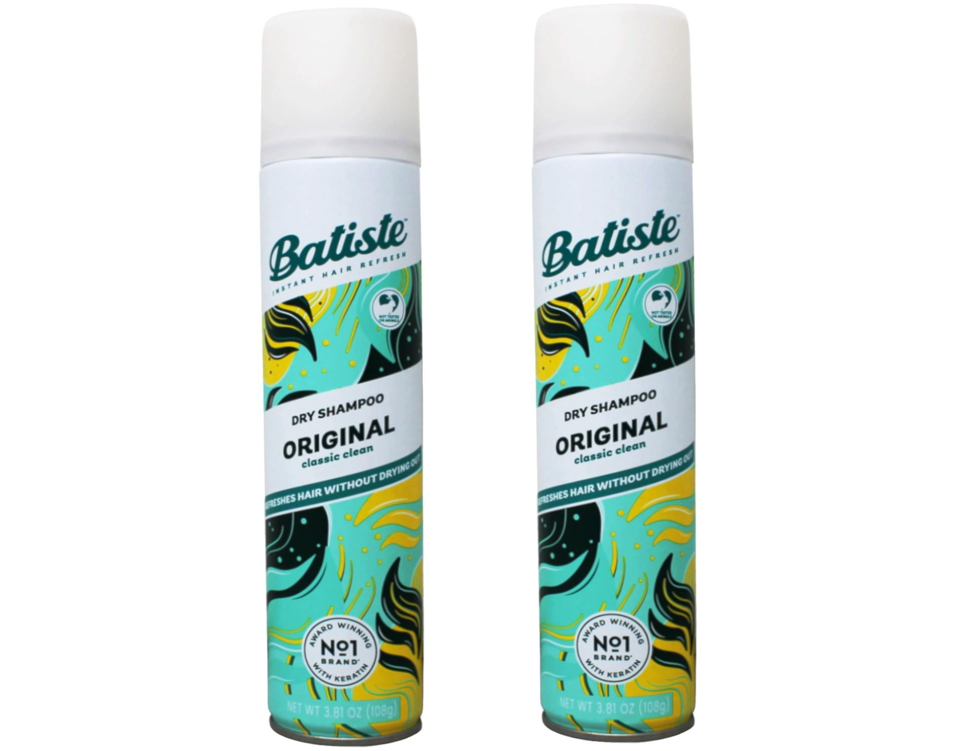 2 Pack - Batiste Dry Shampoo, Clean and Classic, 3.81 Oz Each - Walmart.com