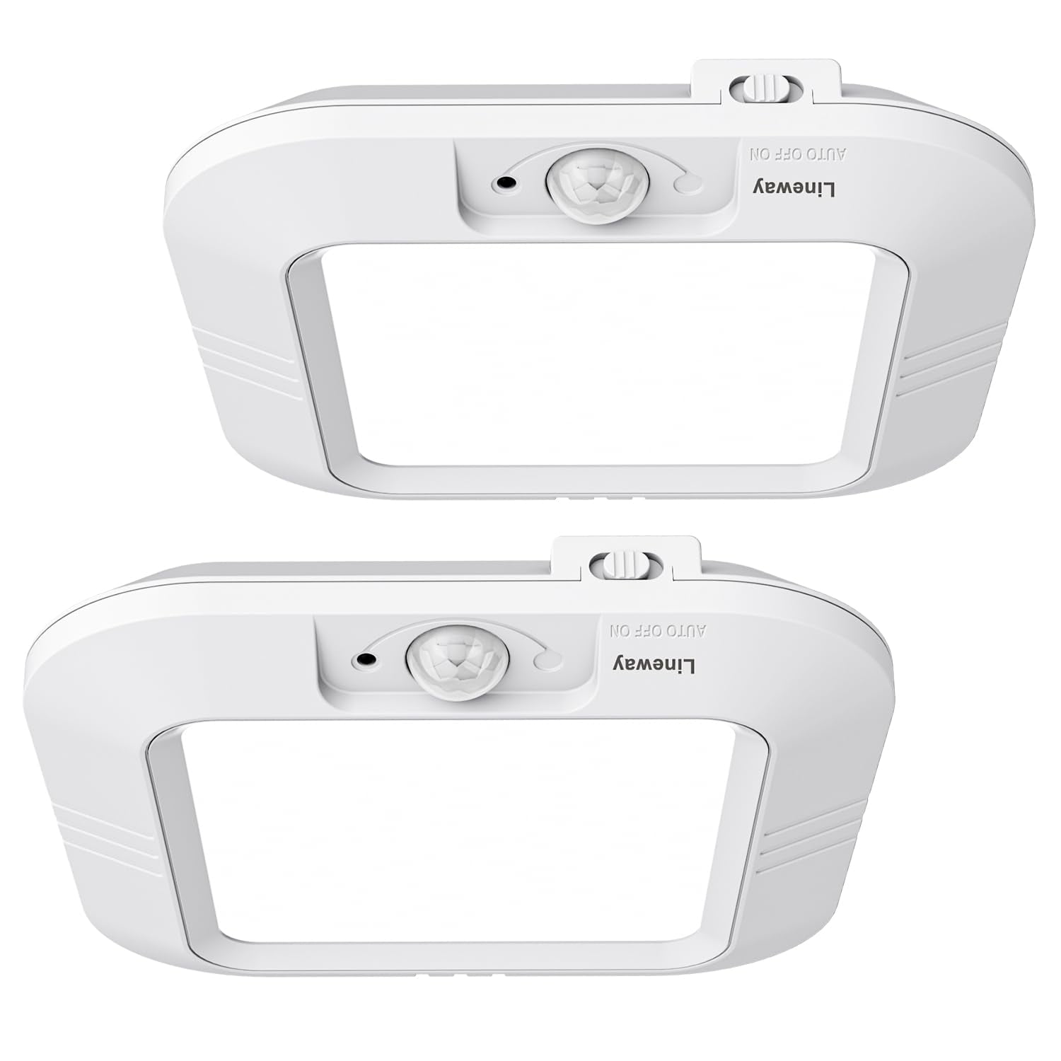 2 Pack Battery Operated Ceiling Light Motion Sensor Light, Wireless ...