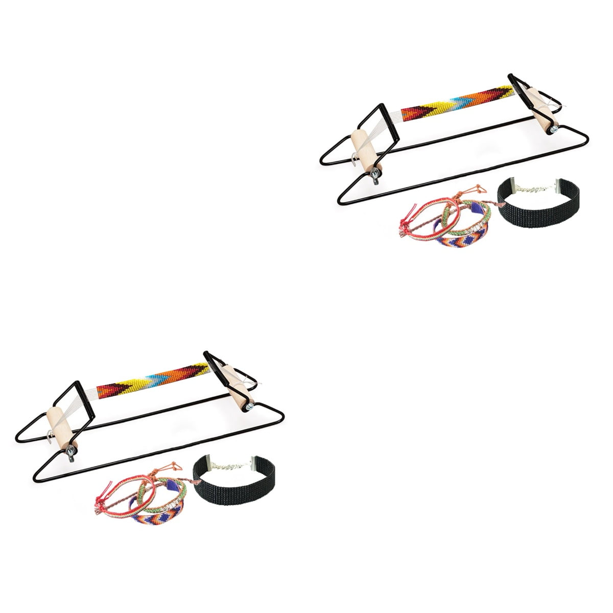 2 Pack Bead Loom Beads Bracelet Threader Needles Beading for Beginners ...