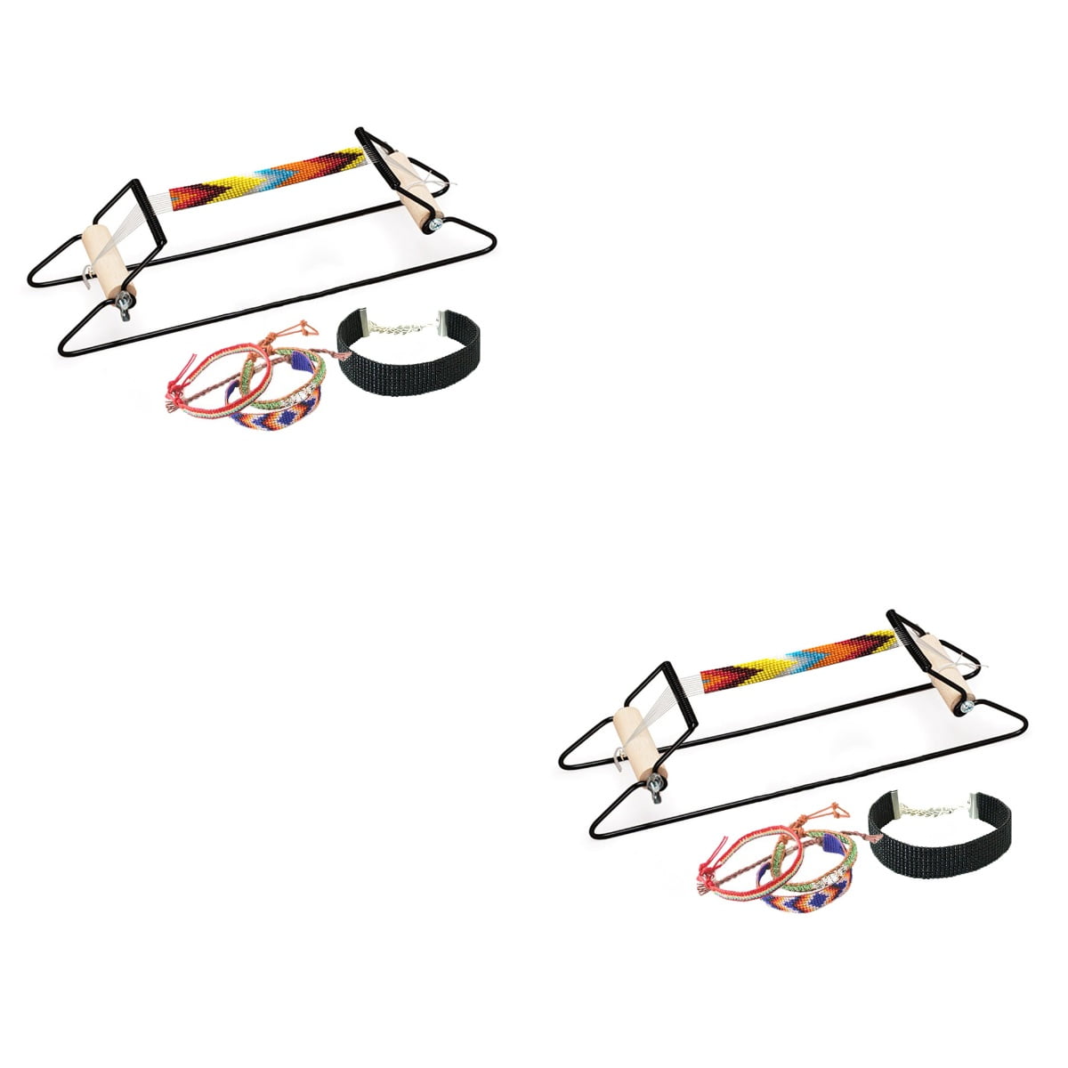 2 Pack Beads for Jewelry Making Mini Loom Bracelet Threader Beading ...