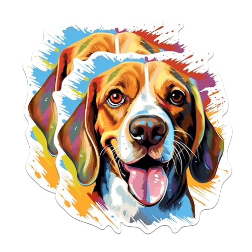 (2 Pack) Beagle Dog Breed Magnets - 5 Inches On Longest Side - Choose ...