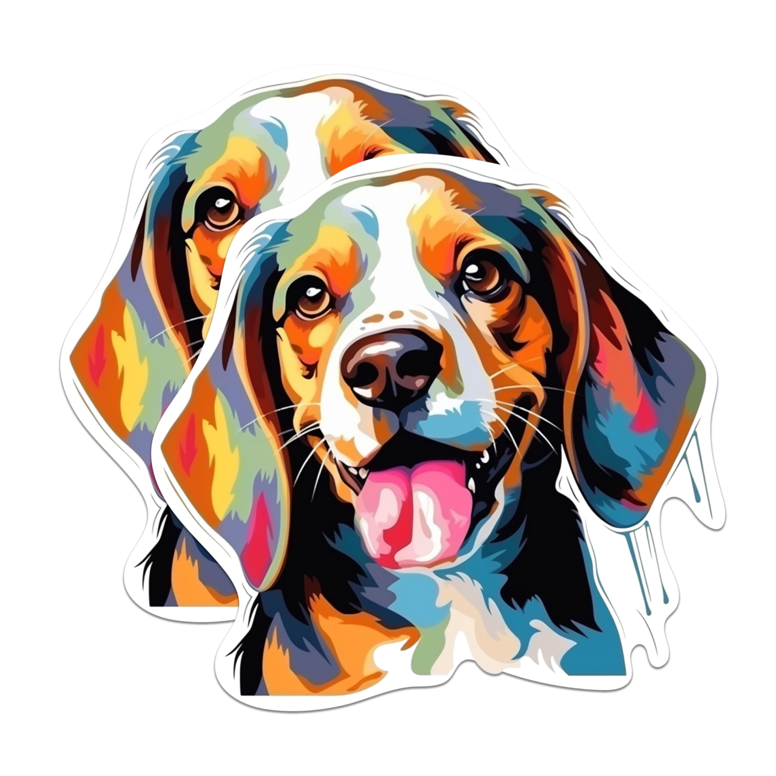 (2 Pack) Beagle Dog Breed Magnets - 5 Inches On Longest Side - Choose ...