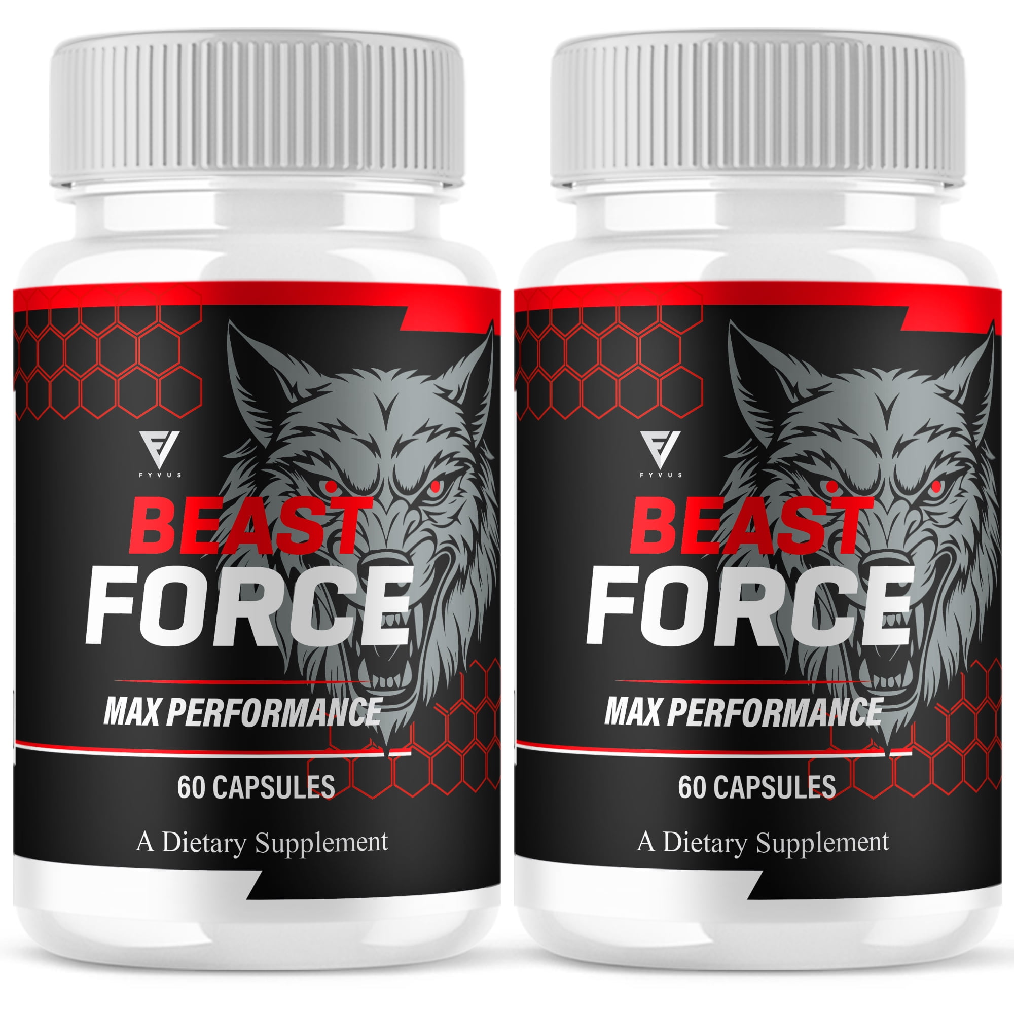 (2 Pack) Beast Force Pills BeastForce Maximum Performance Formula (120 Capsules) - Walmart.com