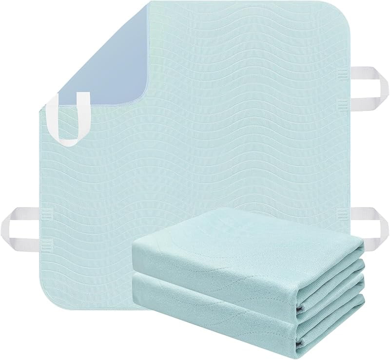 2 Pack Bed Pads for Incontinence Washable Positioning Bed Pad with ...