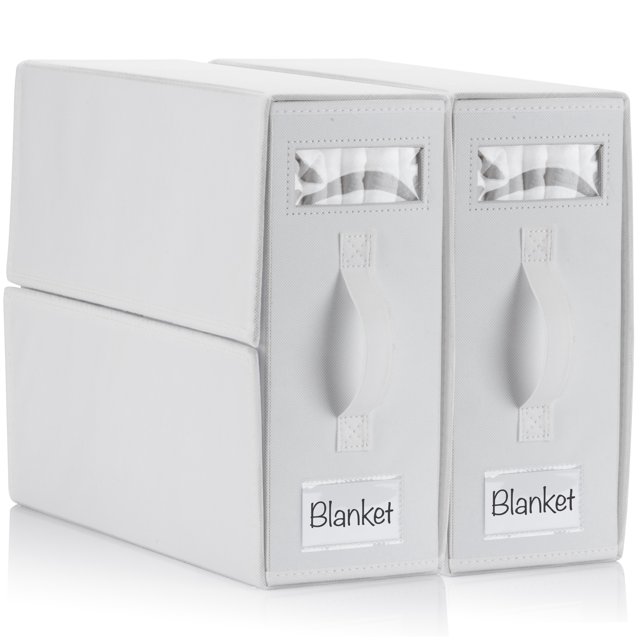 2 Pack Bed Sheet Organizers, Foldable Linen Closet Storage, Sheets Set ...