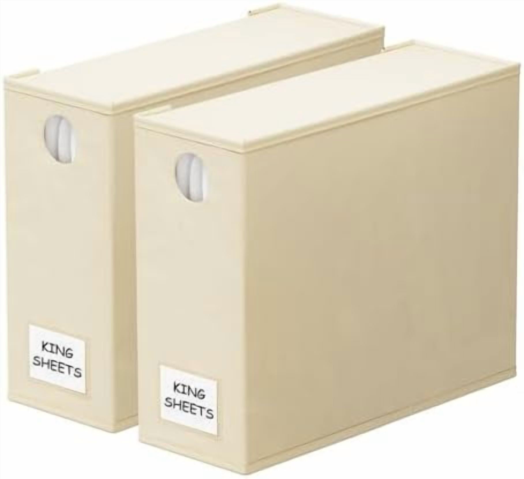 2 Pack Bed Sheet Organizers and Storage, Foldable Sheet Organizer for ...