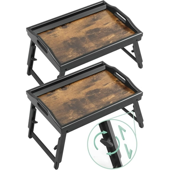Zingz and Thingz Elegant Tray Stand in Aged White - Walmart.com