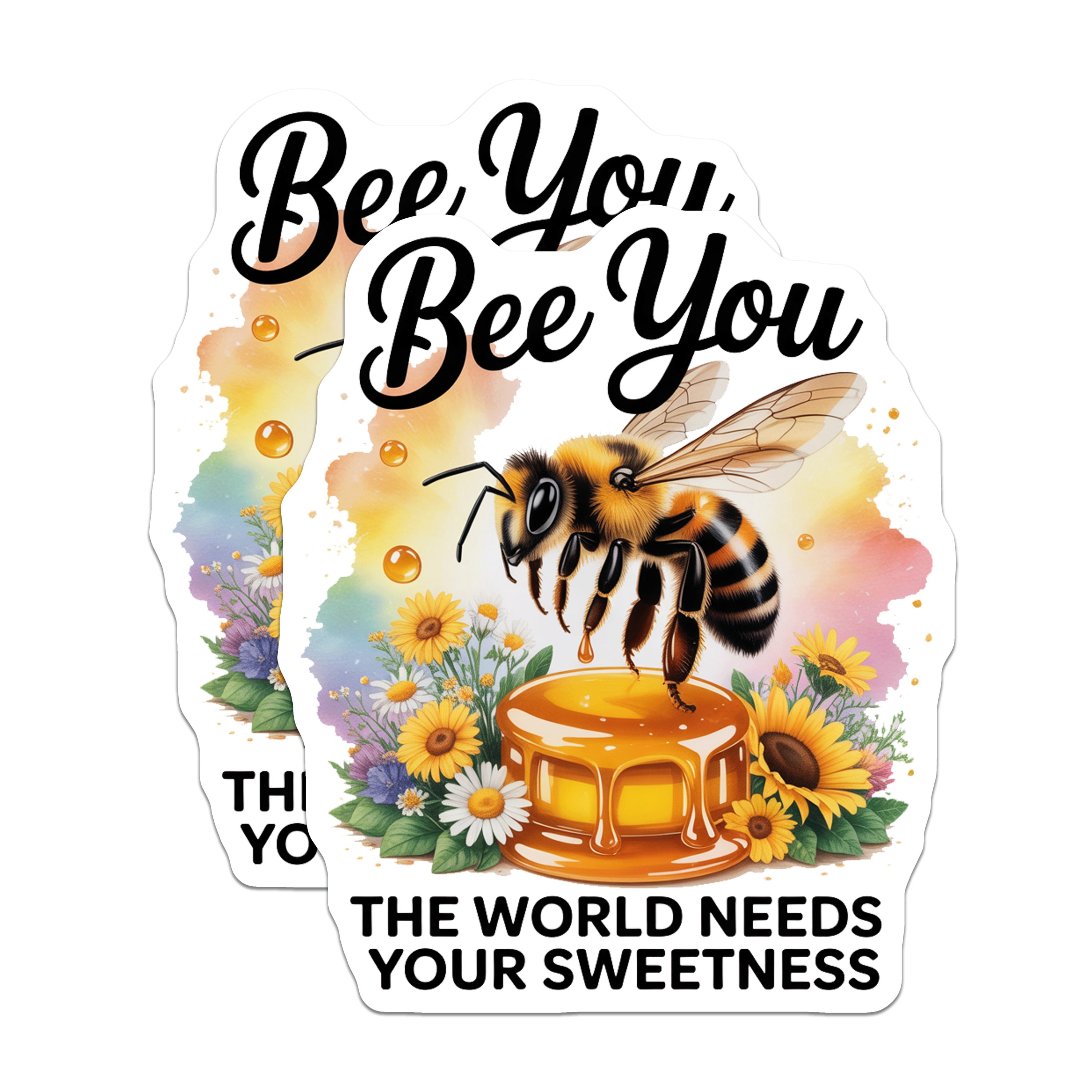 (2 Pack) Bee You Magnets - Inspirational Quote - Positive Message ...
