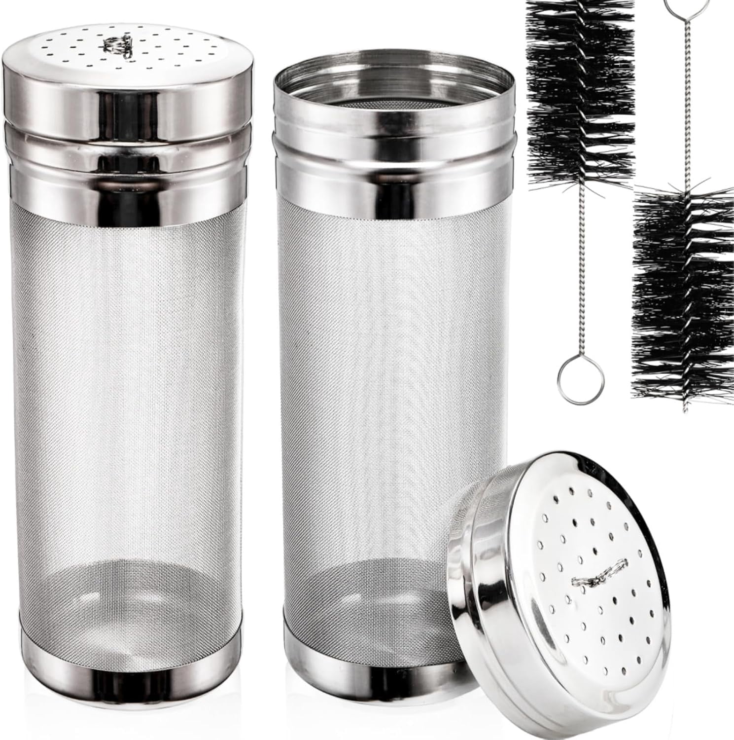 2 Pack Beer Dry Hopper Filters, 2.8 x 7 inch 300 Micron Mesh Hop ...