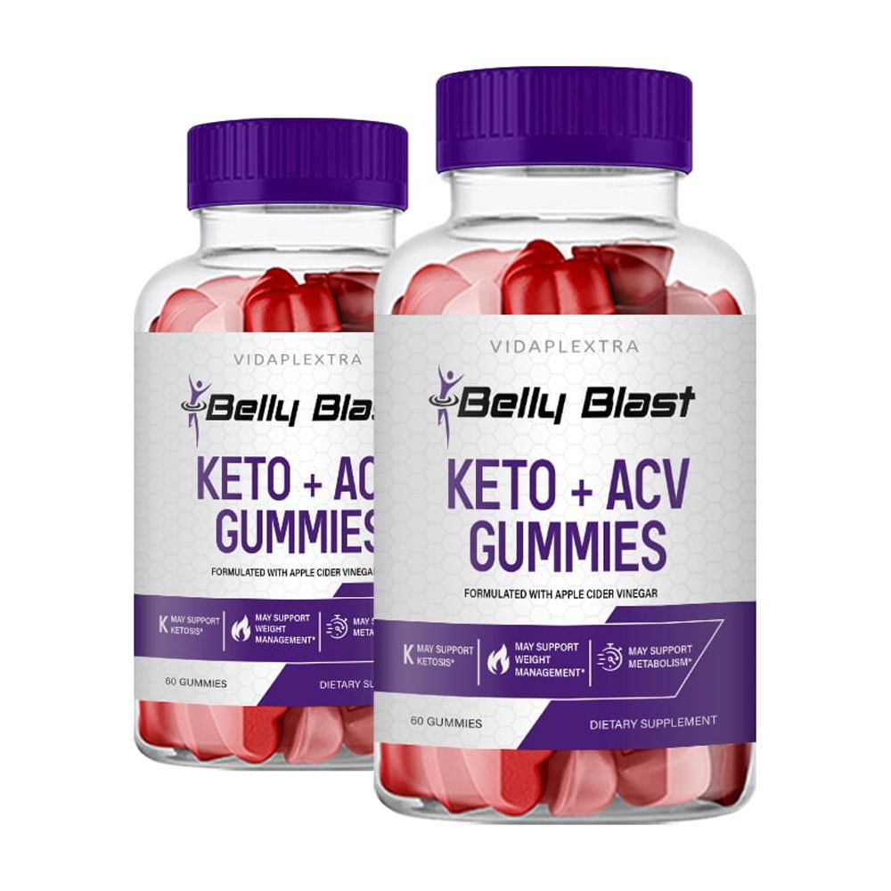 (2 Pack) Belly Blast Keto - Belly Blast Keto + ACV Gummies - Walmart.com