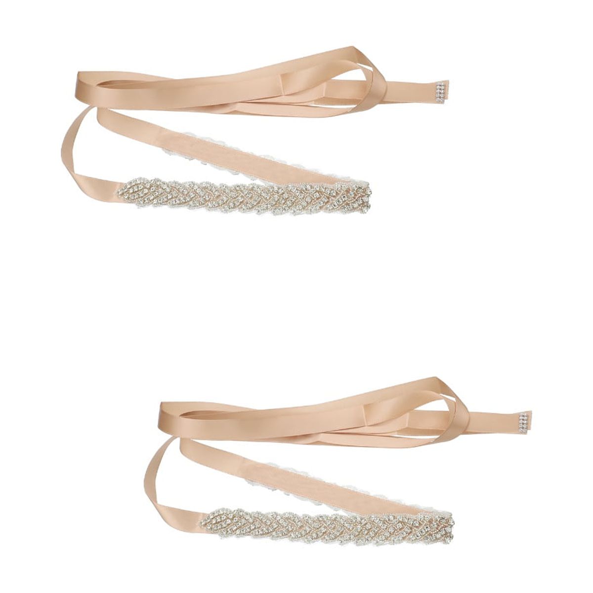 2 Pack Belt for Wedding Bridal Waistband Decorations Ceremony Belts ...