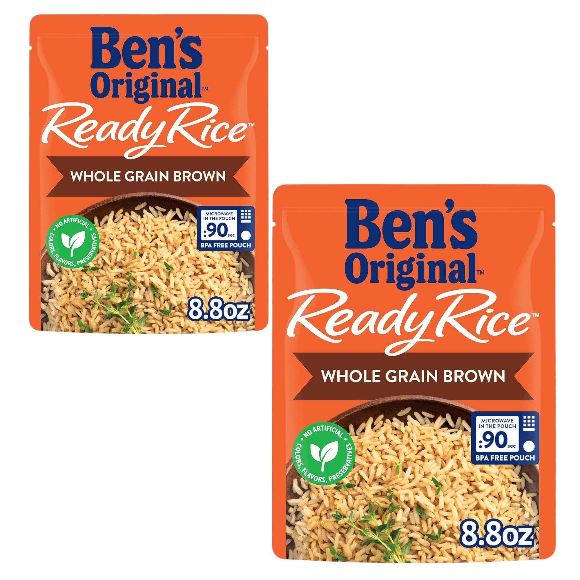 ( 2 Pack ) Ben's Original Ready Whole Grain Brown Rice, Easy Dinner ...