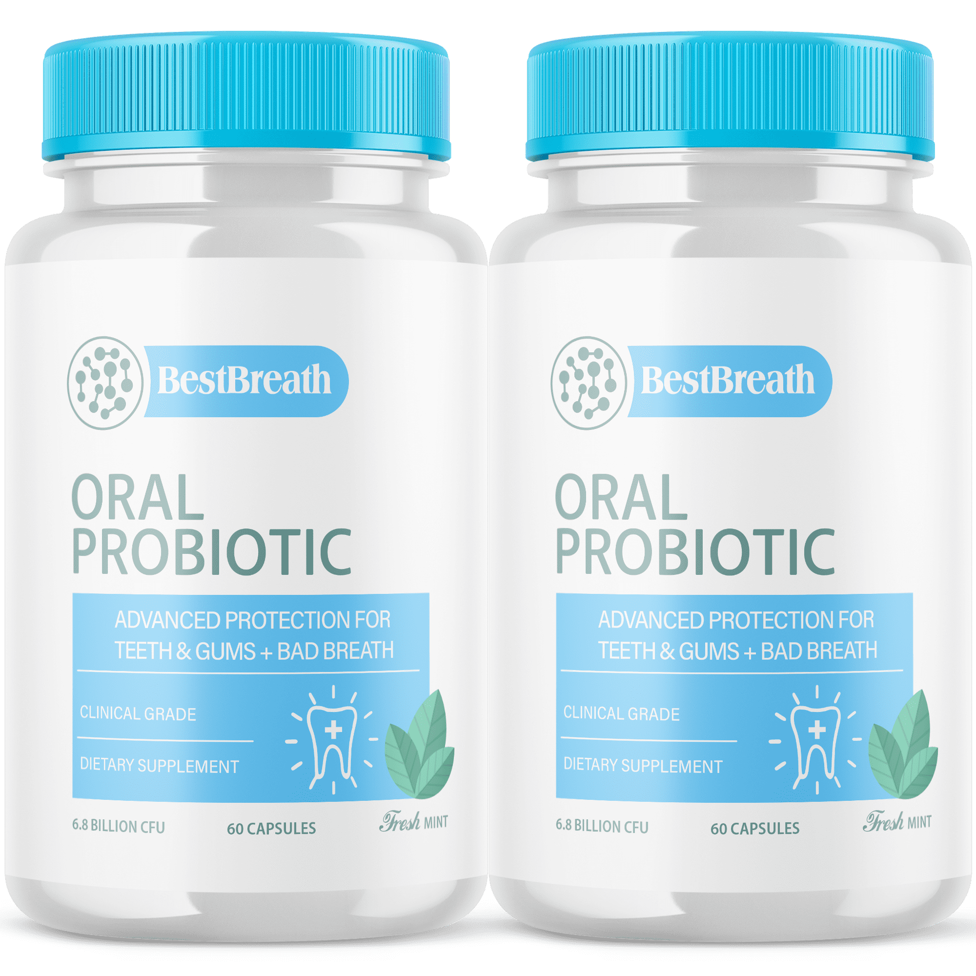 S.O LABS Oral Probiotics for Teeth Gums & Breath - 120 Capsules, 2 Pack ...