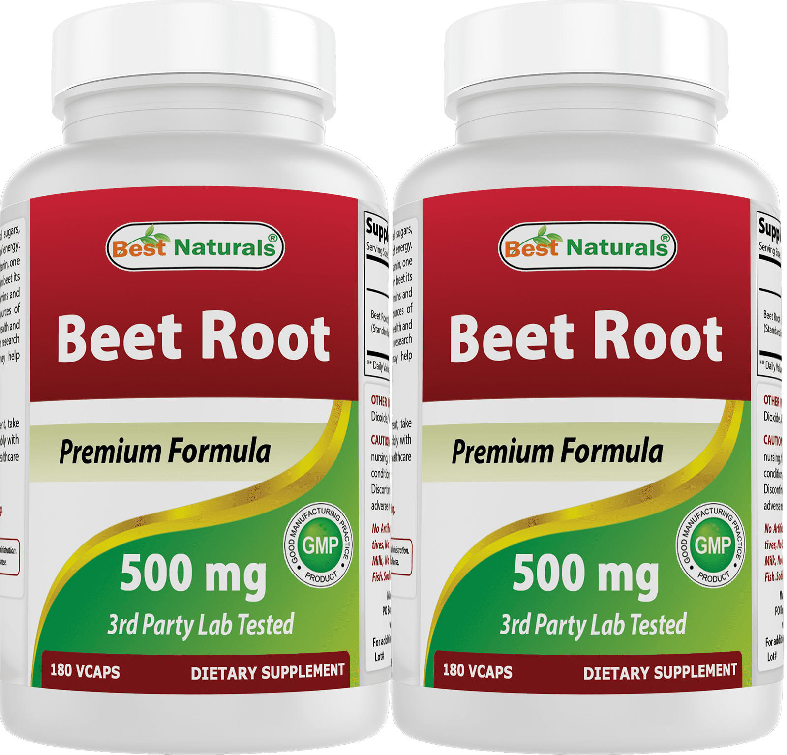 Best Naturals Beet Root 500 mg 180 Vegetarian Capsules Supports Energy ...