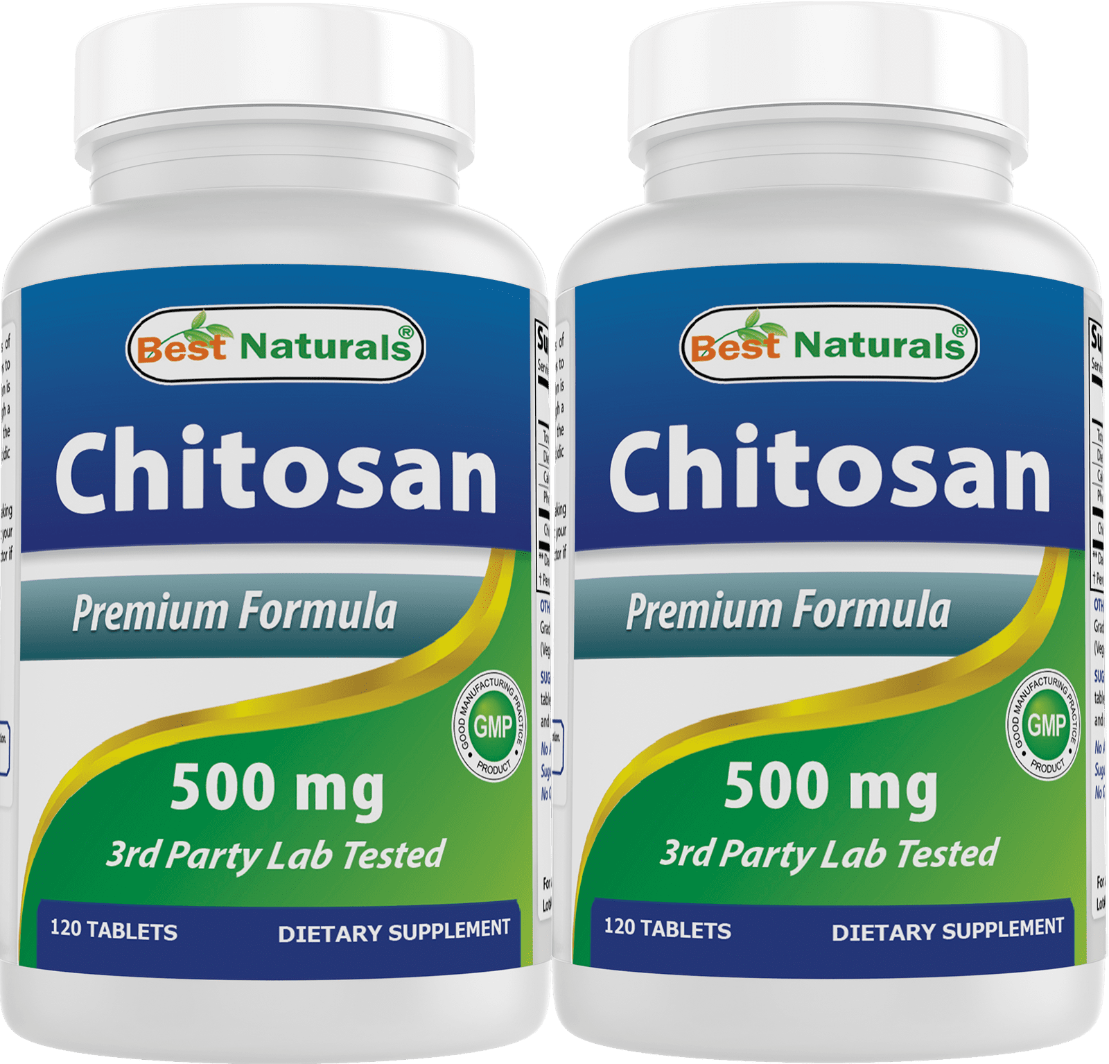 Best Naturals, Chitosan Supplement, 500 mg Tablets, 120 Count - Walmart.com