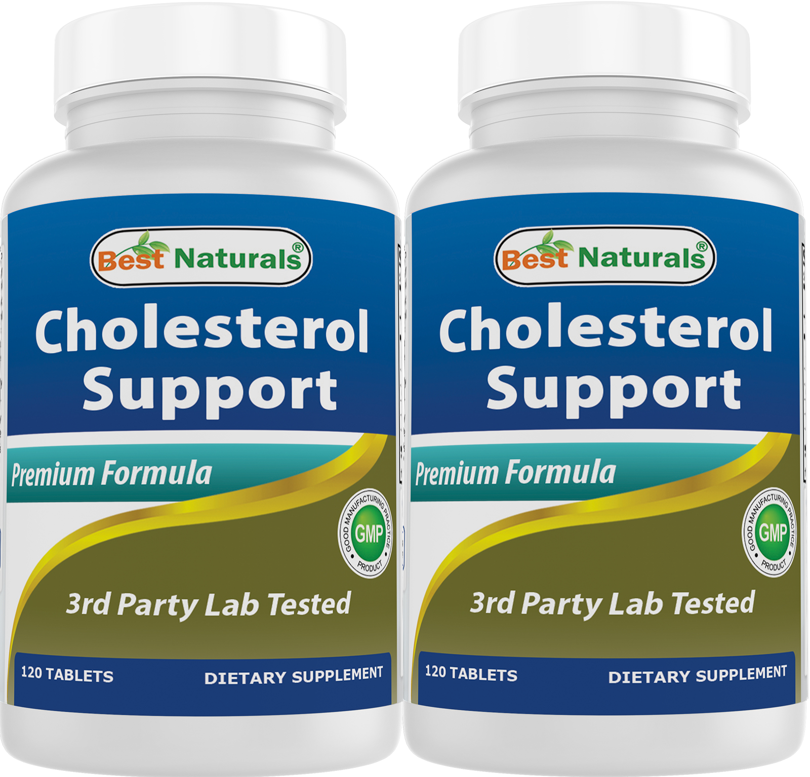 2 Pack Best Naturals Cholesterol Support Formula 120 Tablets - Walmart.com