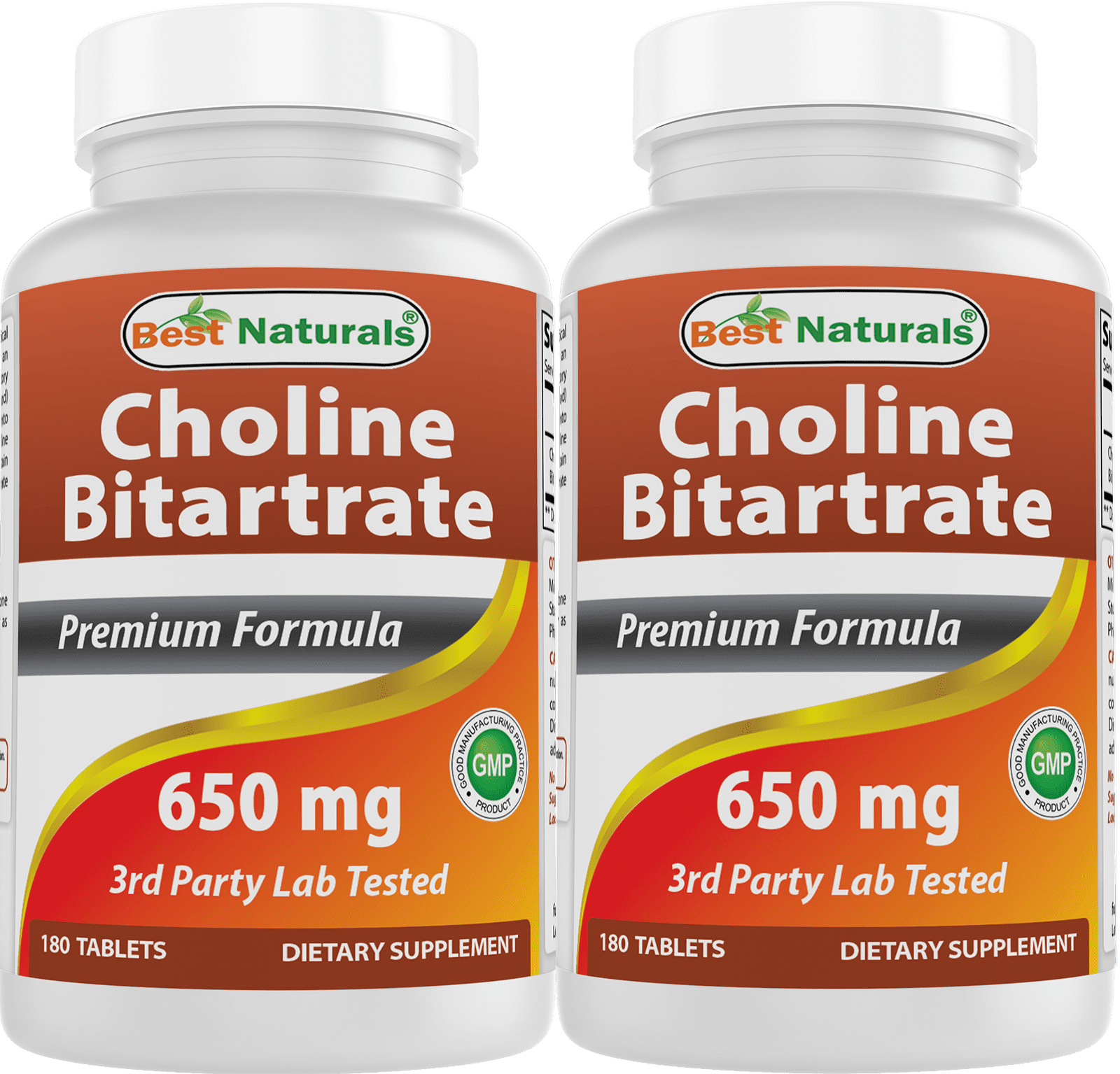 Best Naturals Choline Supplement 650 mg, 180 Tablets, Supports ...