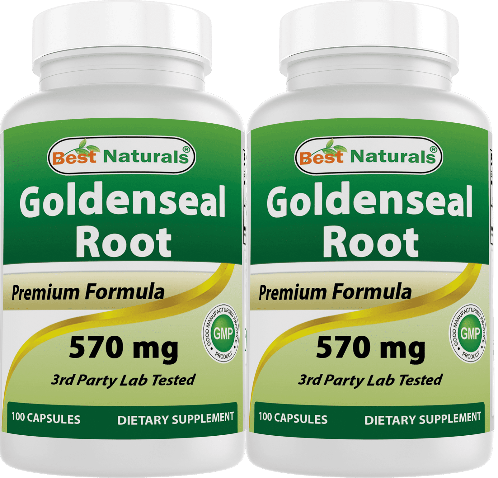 Best Naturals, Goldenseal Root Capsules, 570 mg, 100 Count - Walmart.com
