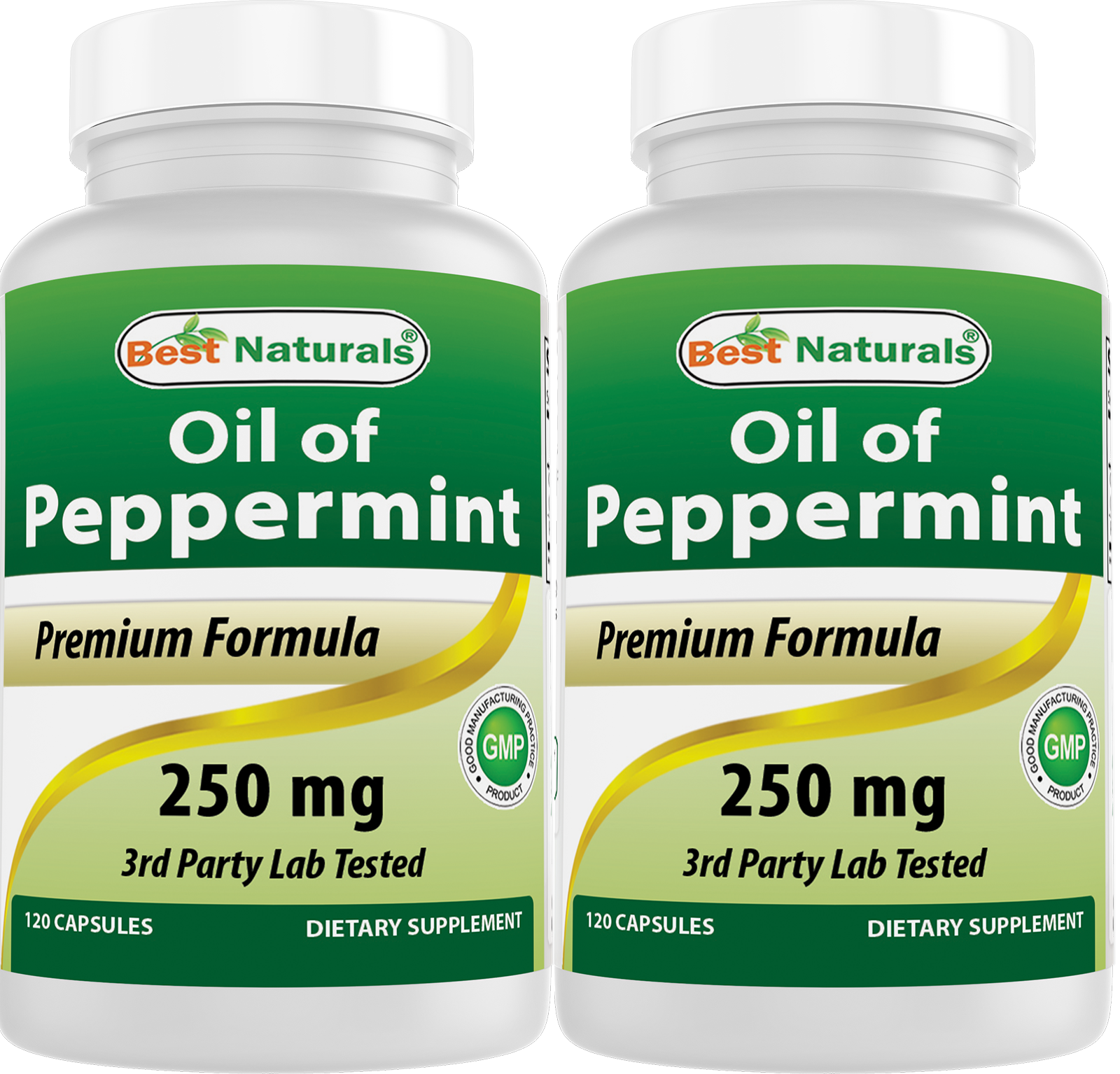 Best Naturals Peppermint Oil 250 mg 120 Capsules - Walmart.com