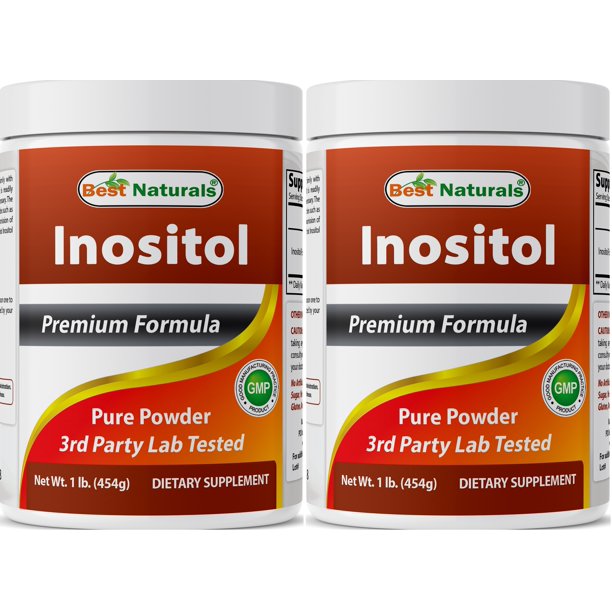 2 Pack Best Naturals Pure Inositol 1 Lb Powder (Vitamin B8) | Supports ...