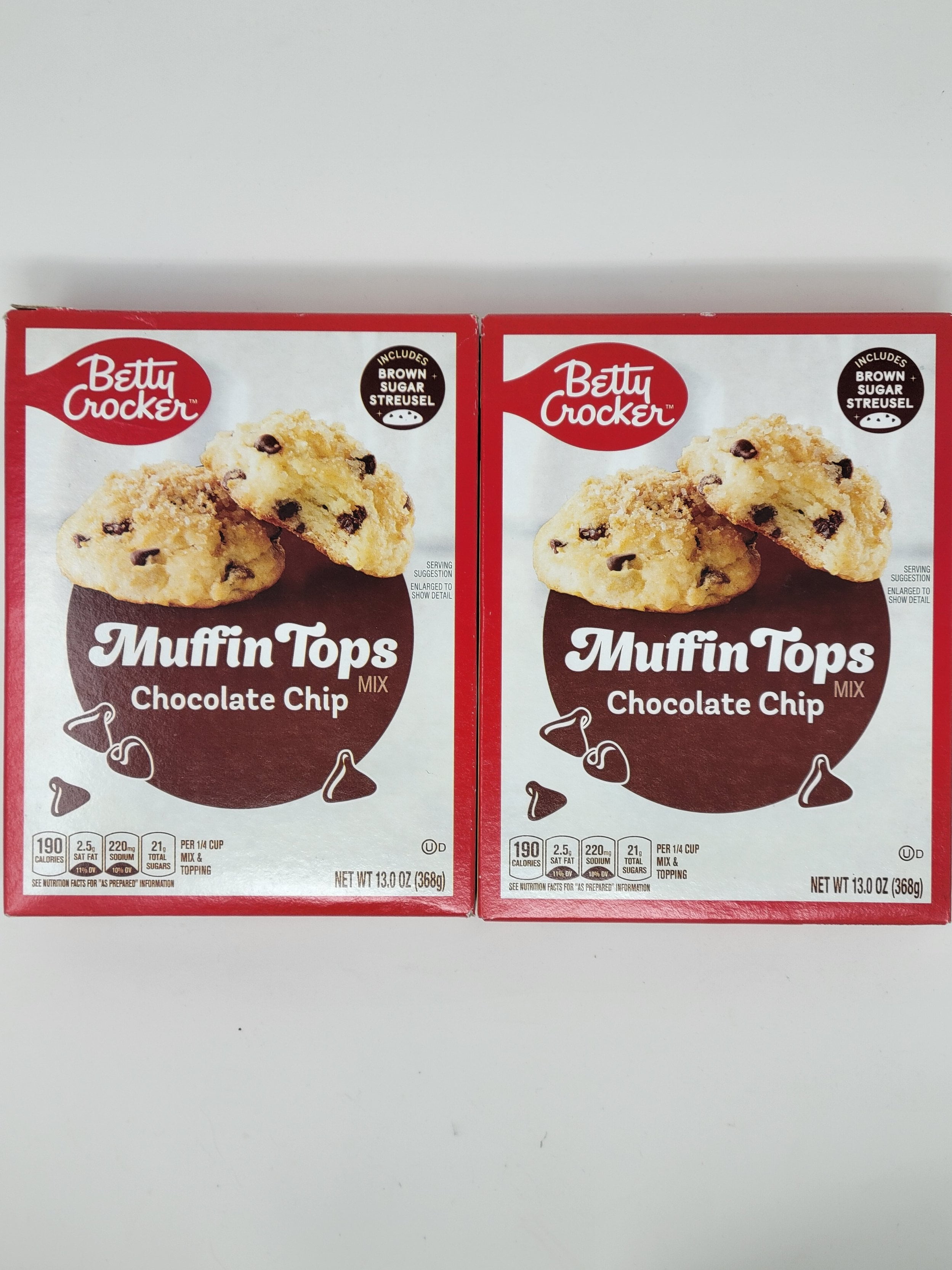 2 Pack Betty Crocker Muffin Tops. 2 Boxes of Betty Crocker Chocolate ...