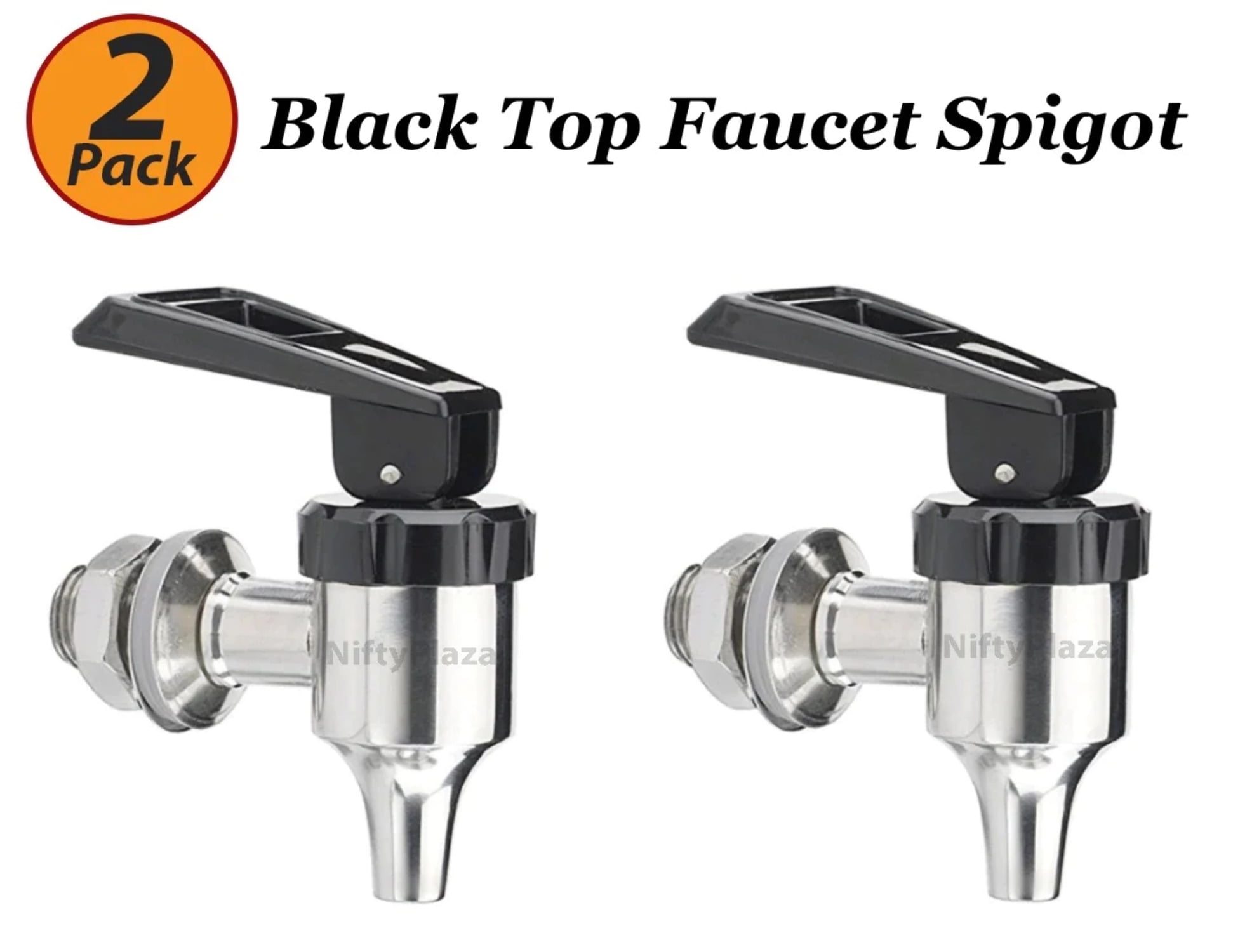 2 Pack Beverage Dispenser Spigot Faucet - Stainless Steel – Premium ...
