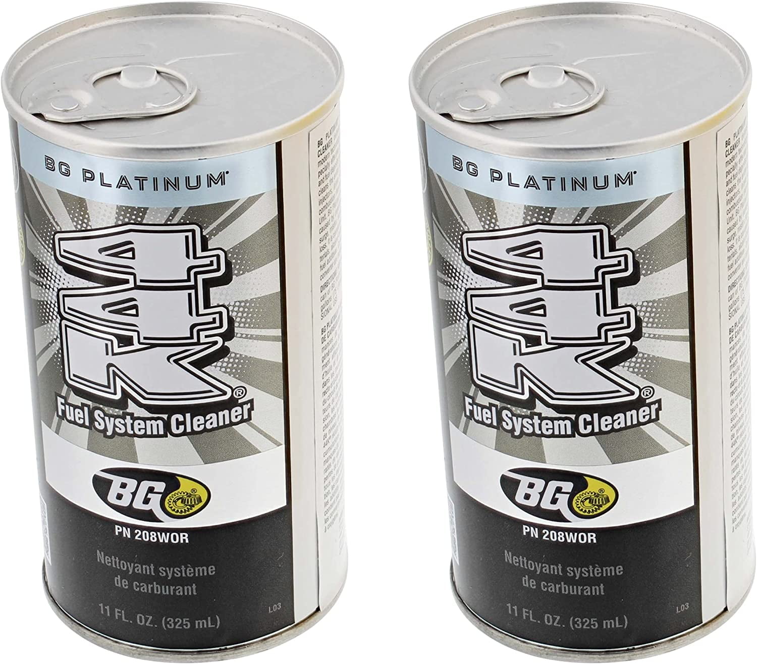 2 Pack Bg 44k Fuel System Cleaner Power Enhancer 11 Oz Cans - Walmart.com