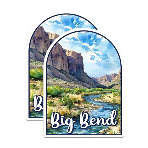 (2 Pack) Big Bend National Park Bumper Magnet - US National Park ...