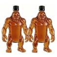 2 Pack Bigfoot Sasquatch Whiskey Decanter 11.8oz, Portable Glass Liquor ...