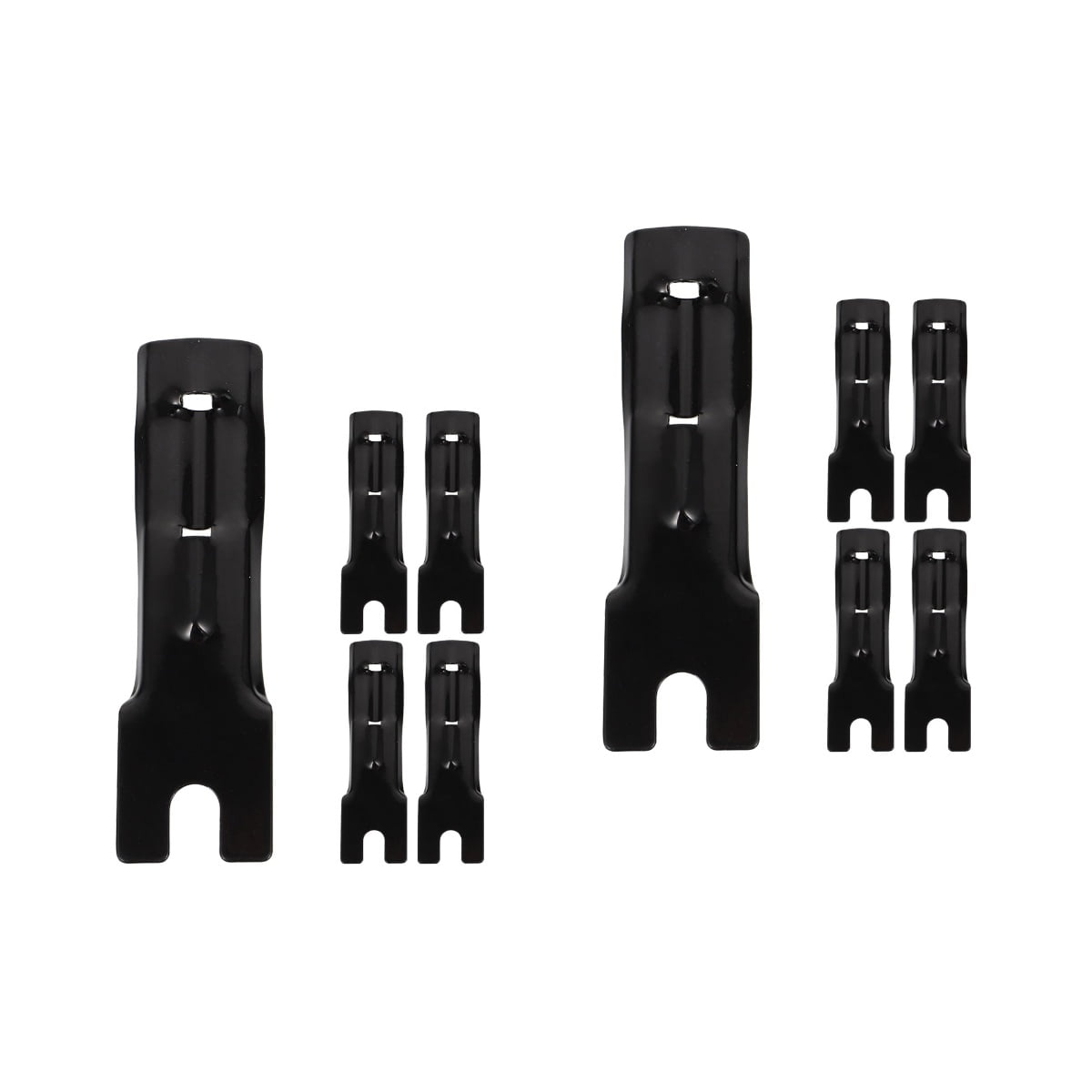 2 Pack Bike Flag Mounting Bracket Iron Brackets Flagpole Child Black ...