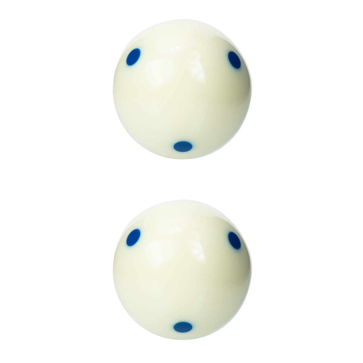 2 Pack Billiard Cue Ball Professional Pool with Six Dots Wear-resistant ...