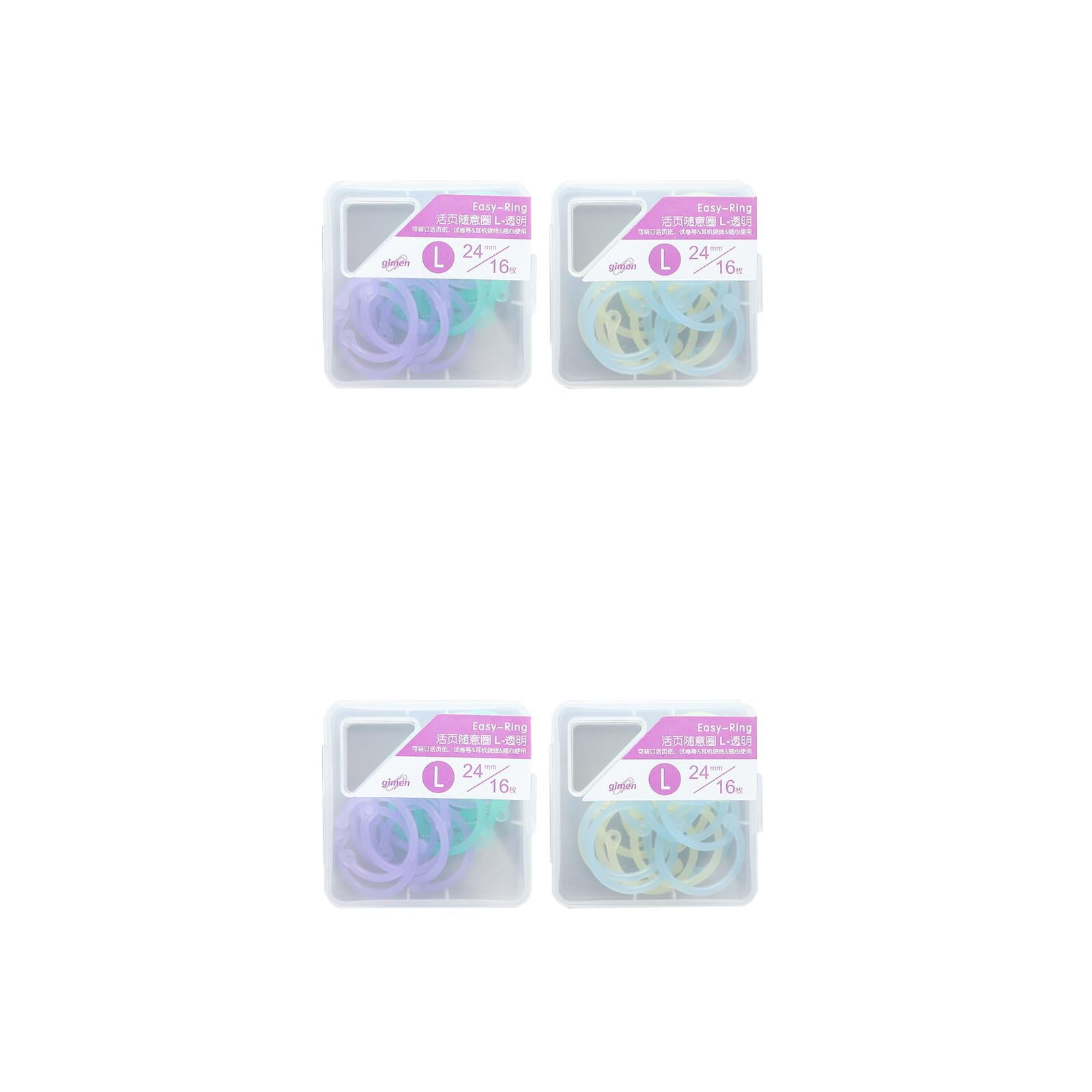 2 Pack Binders Ring Ring School Binder Rings 2.4X2.4CM - Walmart.com