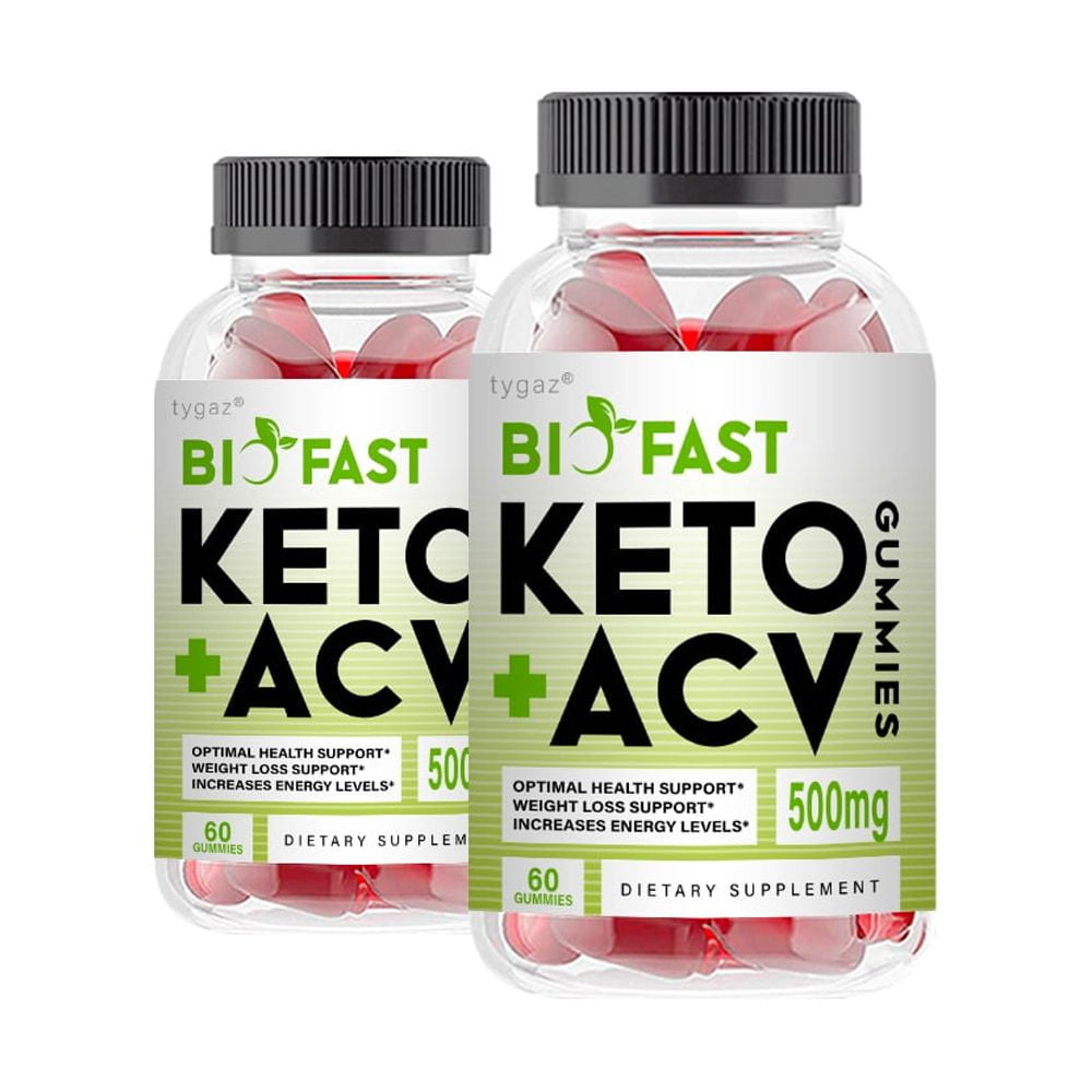 (2 Pack) Bio Fast Gummies - Bio Fast Keto Apple Cider Vinegar Gummies ...