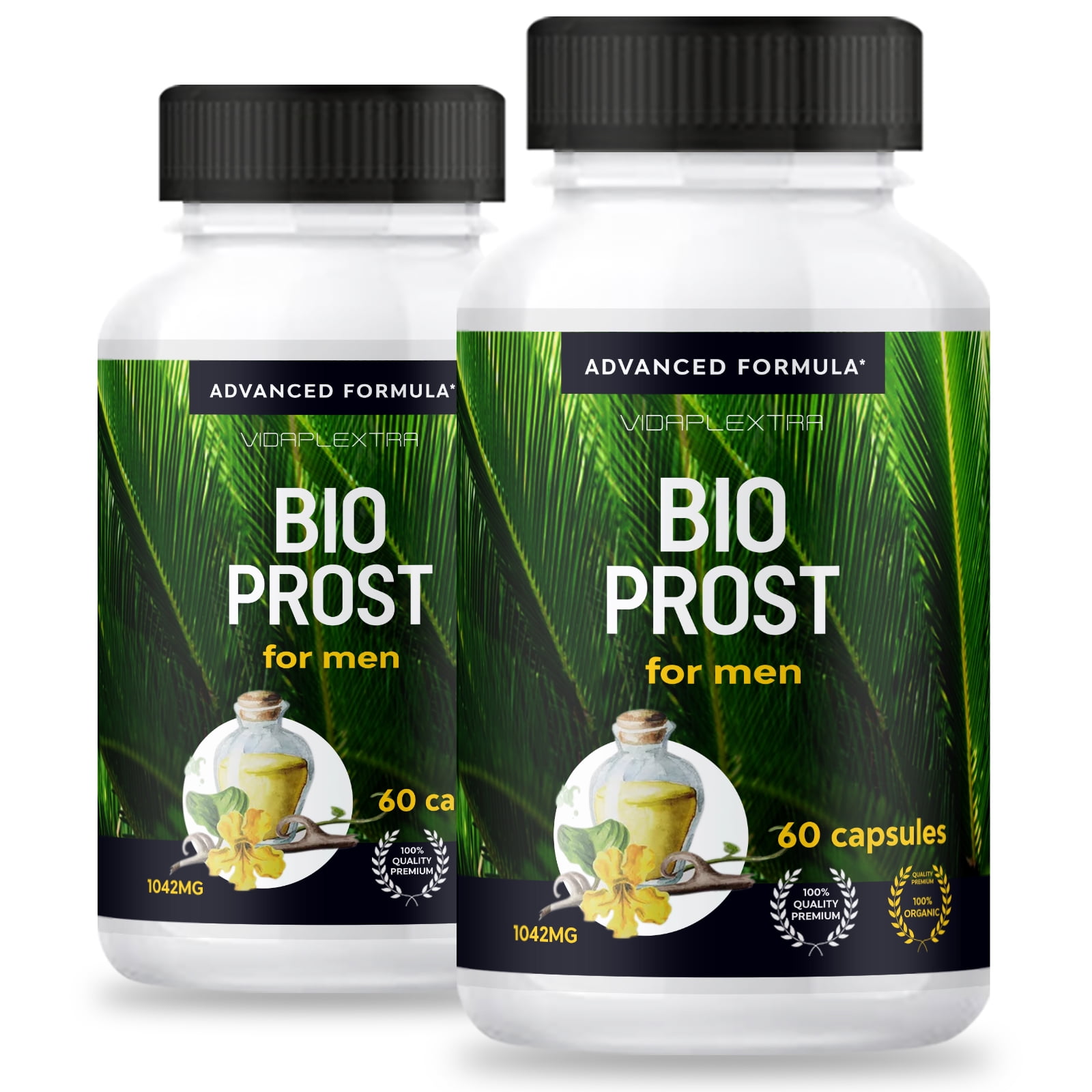 (2 Pack) Bio Prost Capsules - BioProst Male Capsules - Walmart.com