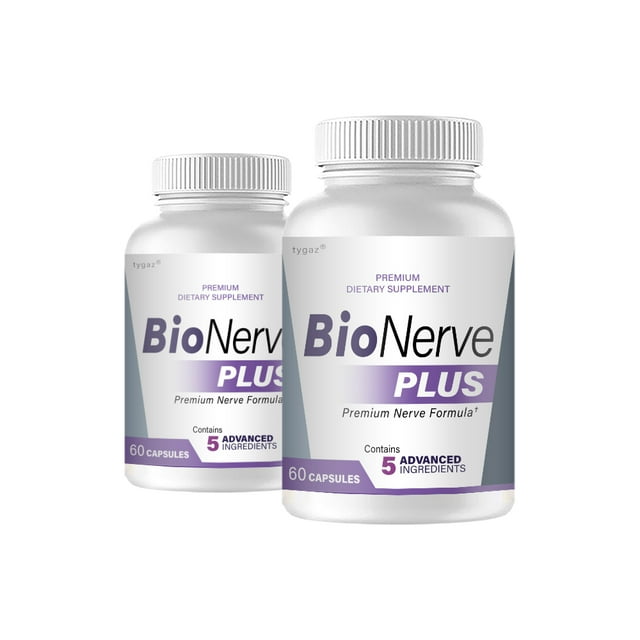 (2 Pack) BioNerve - Bio Nerve Plus Premium Nerve Formula - Walmart.com
