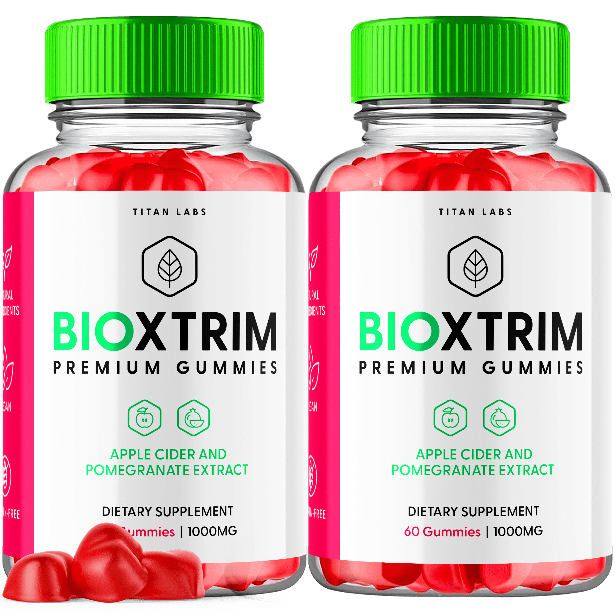 (2 Pack) BioX Trim Keto ACV Gummies - Apple Cider Vinegar Supplement ...