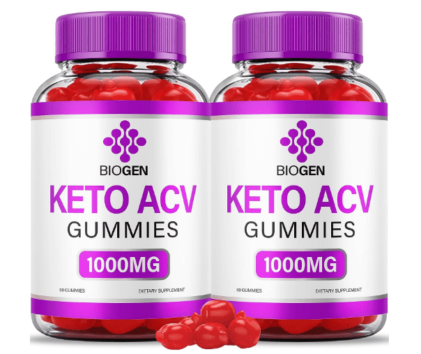 Biogen Keto ACV Plus Diet Gummies, Apple Cider Vinegar for Weight Loss ...
